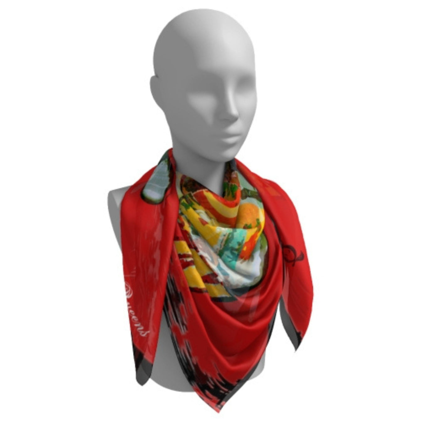 Anne Boleyn Silk Square Scarf - Beheaded Queen – Dead Queens
