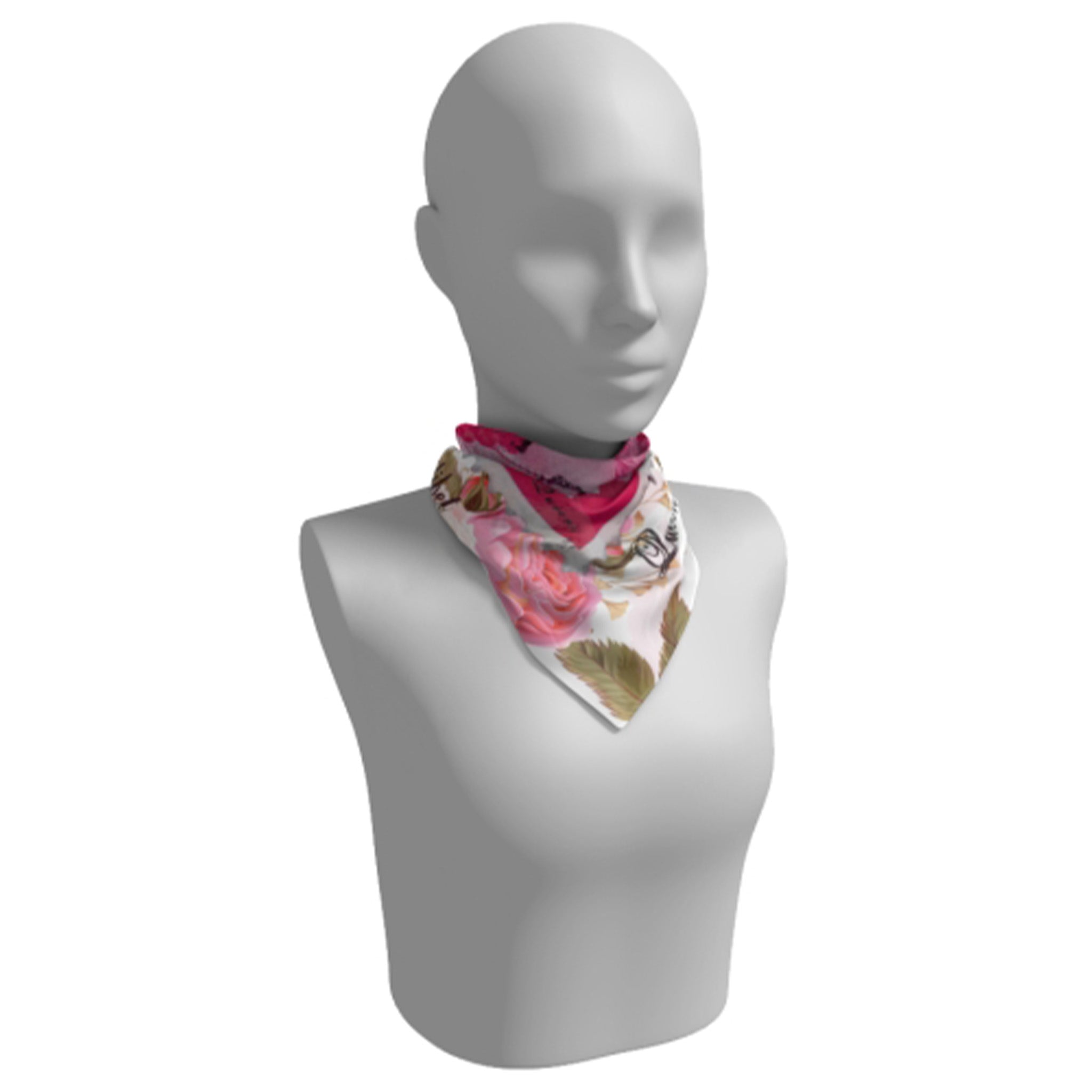 Queen Elizabeth II Floral Silk Square Scarf – Dead Queens